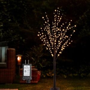 Accents | New 5 Ft 40 Led Lighted Birch Tree With Twinkle Lights Timer ...